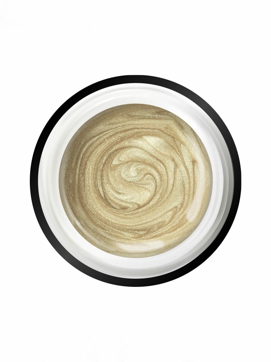Nail Club Гель-краска с шиммером, с липким слоем GO-57 Cream Pearl