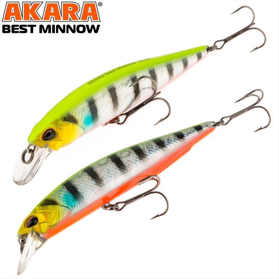 Воблер Akara Best Minnow 110SP 17 гр. (3/5 oz 4,3 in) A205