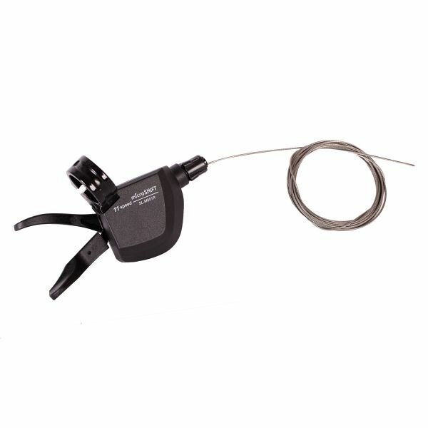 Шифтер Microshift SL-M851, правый, 11ск, трос 1800 мм, черный