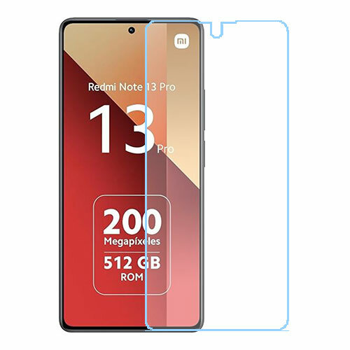 Скрин Мобайл защитный экран для Xiaomi Redmi Note 13 Pro 4G из нано стекло 9H