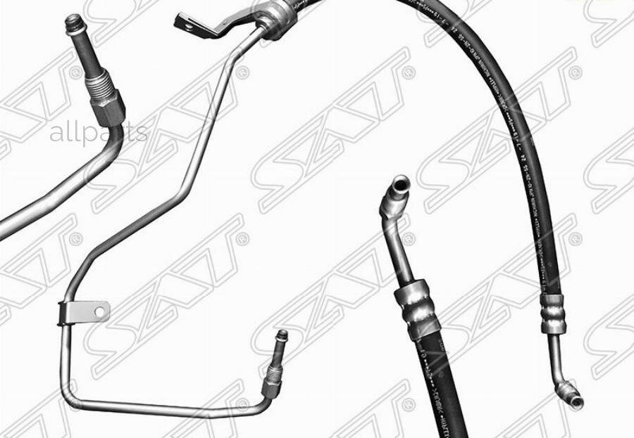 SAT ST-47810-09012 Шланг высокого давления ГУР SSANGYONG KYRON 07-