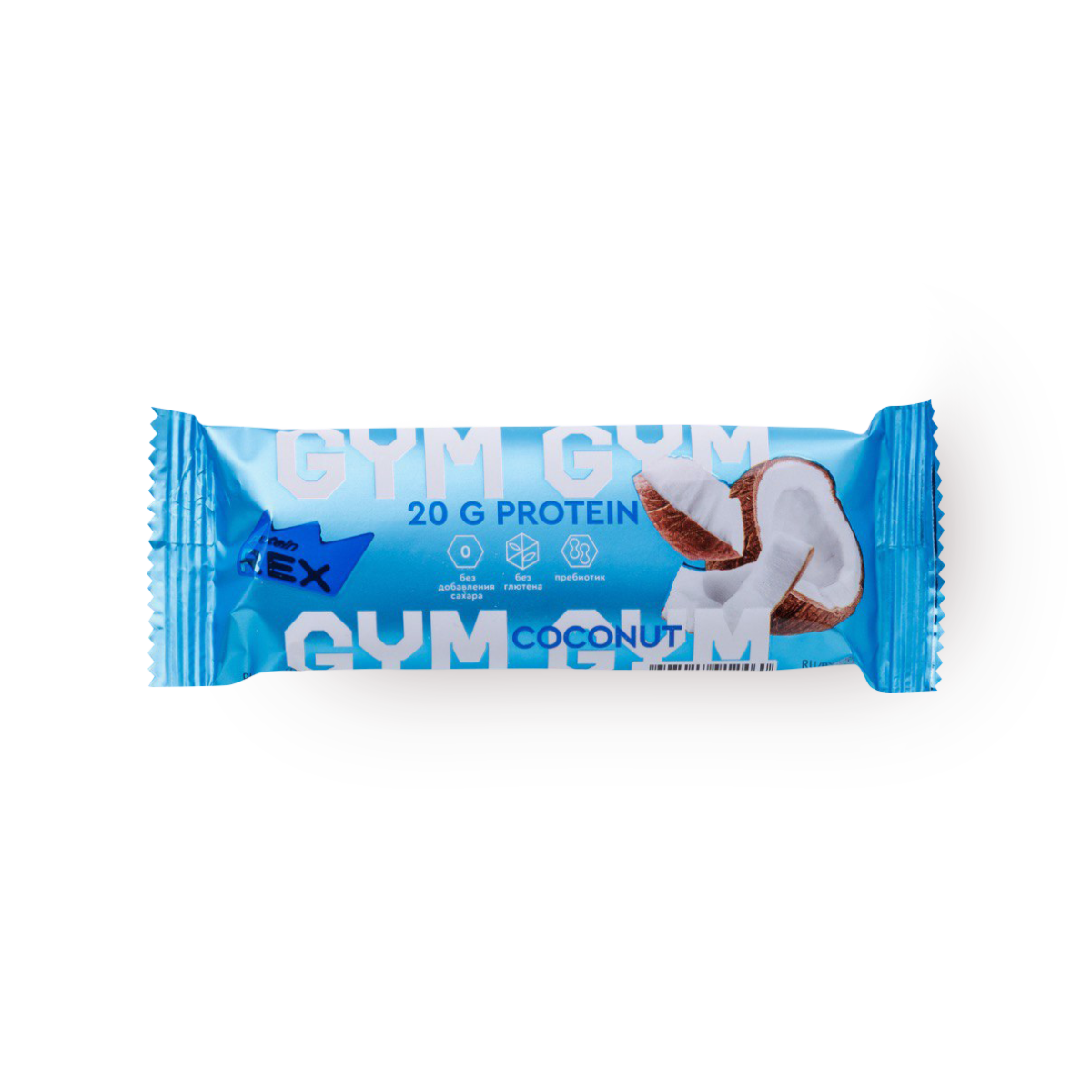 Протеиновый батончик ProteinRex "Кокос", многокомпонентный белок, 60 г