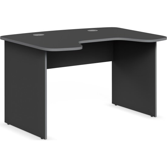 Игровой компьютерный стол Skyland STG 1385.1 Антрацит/Металлик с прямыми опорами SKILLL