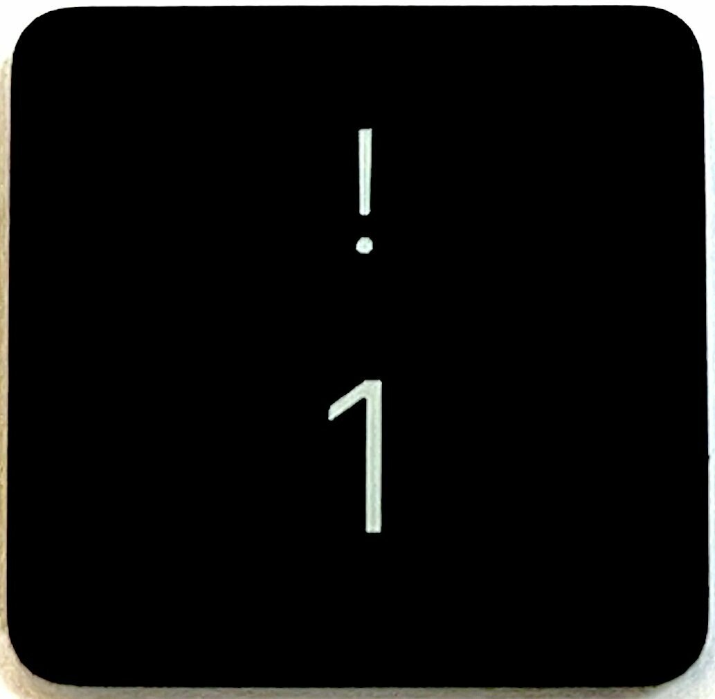 Кнопка US клавиша 1 Macbook AIR PRO 2018-2019