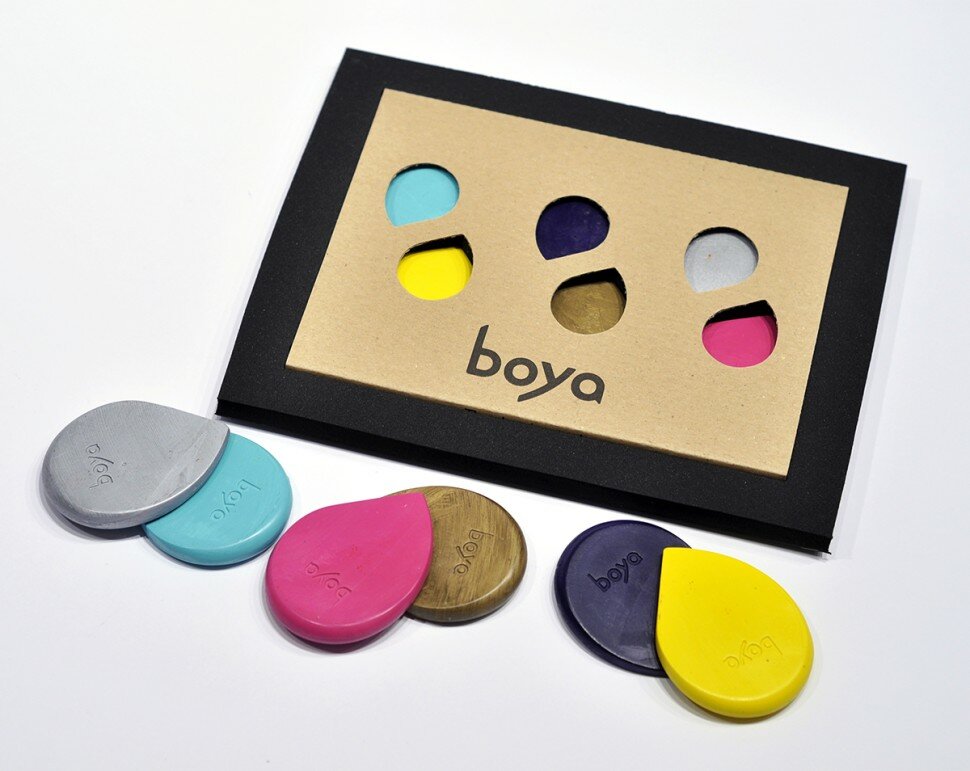 Boya d.o.o. 6 SET/UNICORN Пастель восковая для рисования, набор мелков