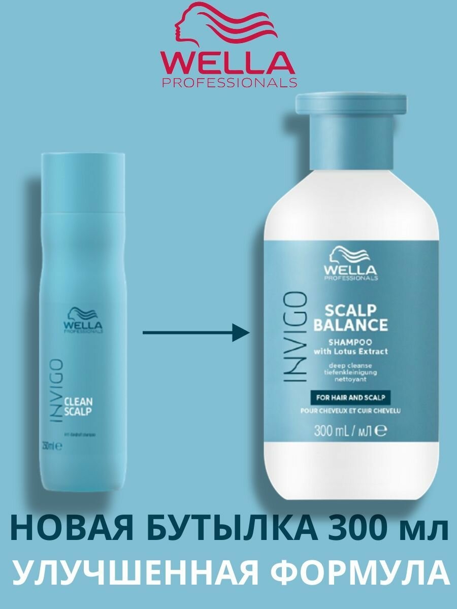 Wella Professionals Очищающий шампунь INVIGO Scalp Balance Oily Scalp Shampoo, 300 мл