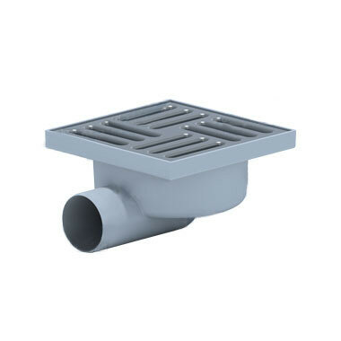 Трап АНИ Пласт TQ5112 O50 гориз. вып, н/р. решетка нерж. сталь 15, сухой
