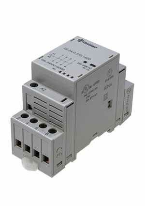 22.34.0.230.1620, Модульный контактор; 2NO+2NC 25А; катушка 230В АС/DC; ширина 35мм; IP20; мех. индик