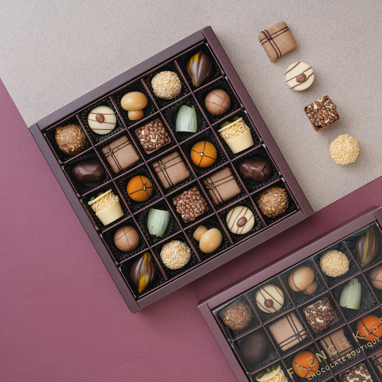 Подарочный шоколадный набор Frenchkiss"Базель" 25 конфет в подарок