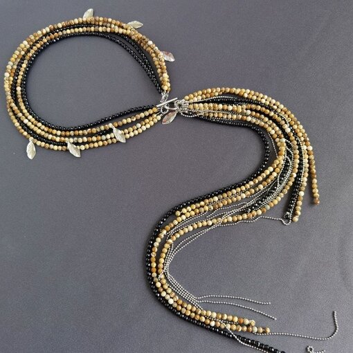 Серьги Камни Елены, агат, яшма