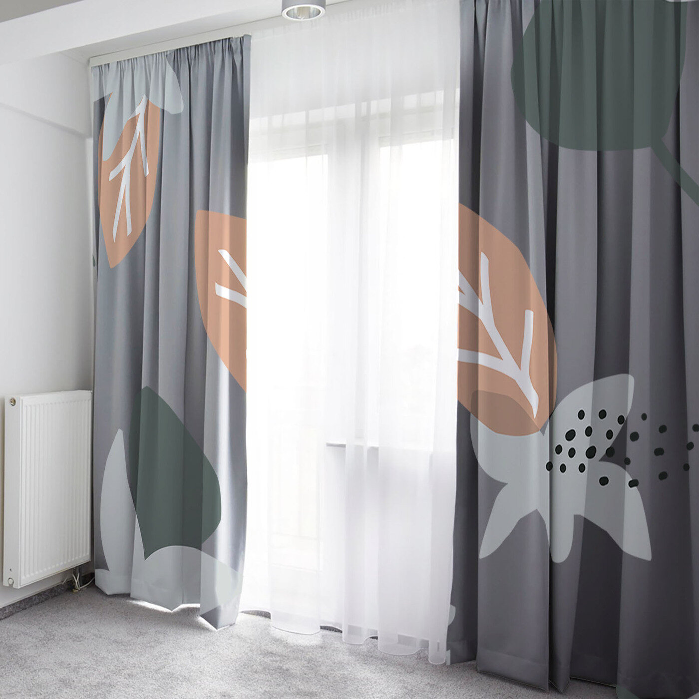 Шторы (фотошторы) из габардина, 290х240 см, Good Room