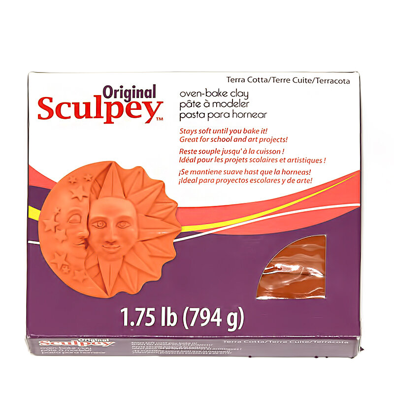 Sculpey Original полимерная глина S2 794 г терракотовый