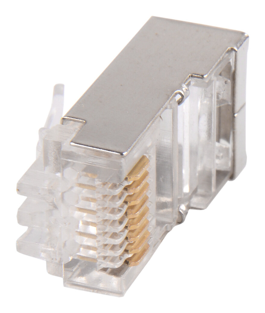Коннектор ITK Generica (CS3-1C5EF-G-20PCS) FTP кат.5e RJ45 прозрачный (упак:20шт)