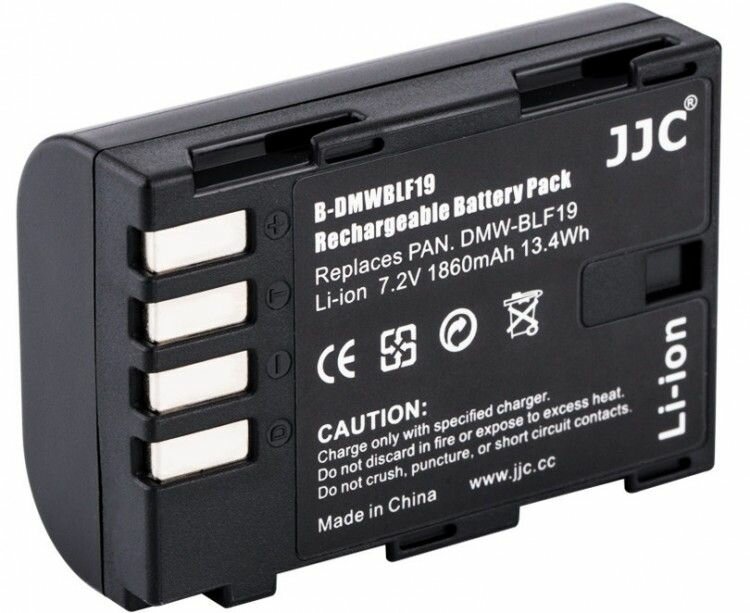 Аккумулятор JJC B-DMWBLF19 для фотокамер Panasonic