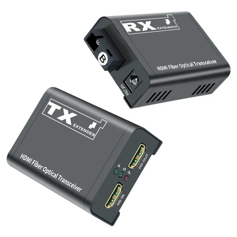 HDMI оптоволоконный удлинитель Lieve 3 км With EU Plug