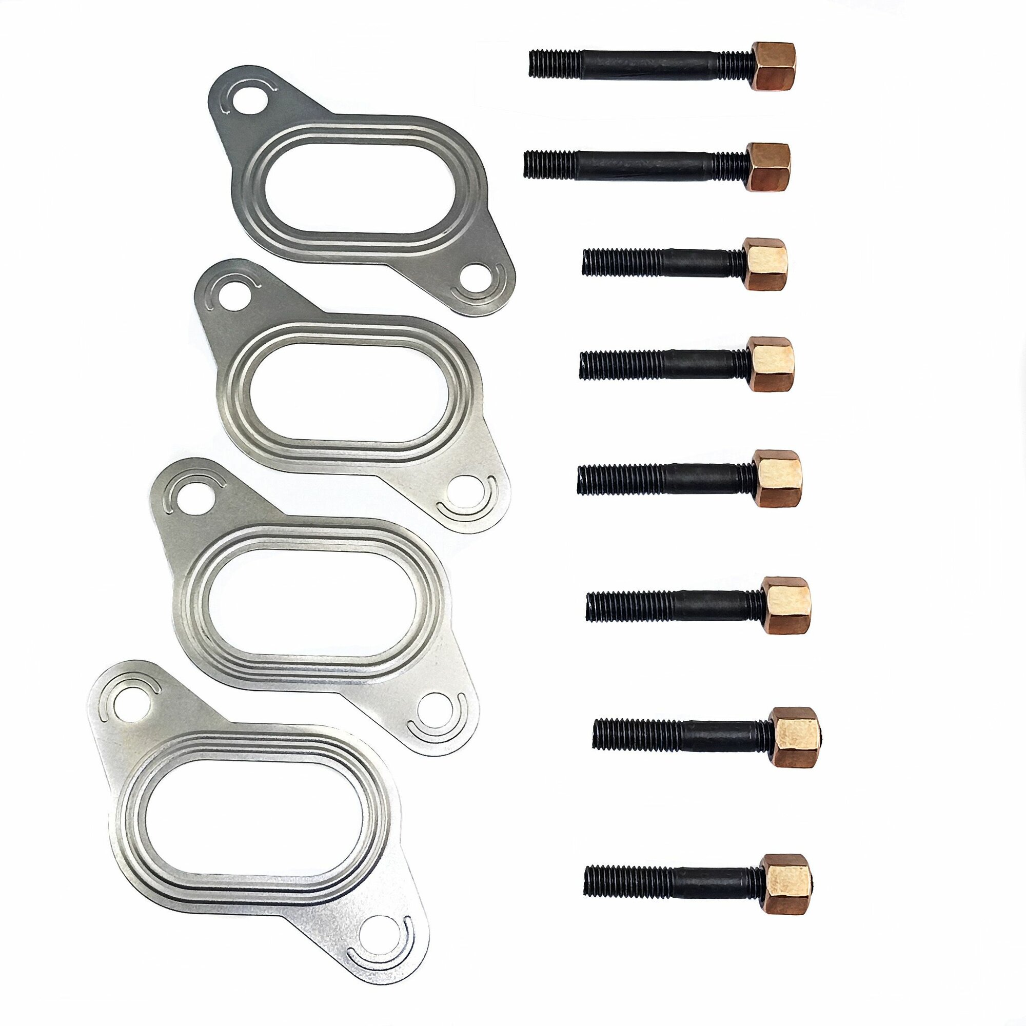 Комплект установочный крепления выпускного коллектора для двигателя ЗМЗ 405, 406, 409 для а/м УАЗ, для а/м ГАЗ