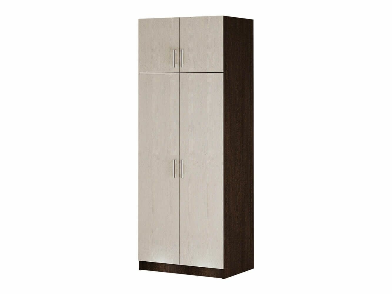 Шкаф BTS двухстворчатый с перегородкой, Венге/Лоредо, ЛДСП, 210 х 56.4 х 80 см