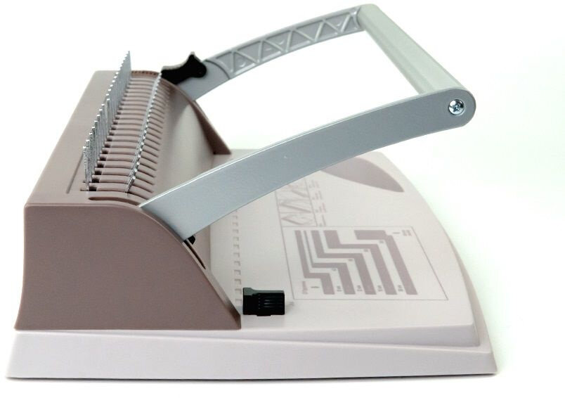 Переплетчик HELEOS БП9п коричневый, A4, от 6 до 19 мм [бп9пк]