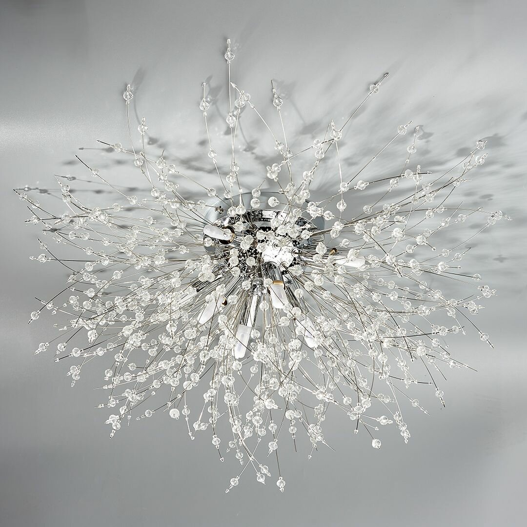 Люстра потолочная одуванчик PP2601/600 CH 8 ламп G9