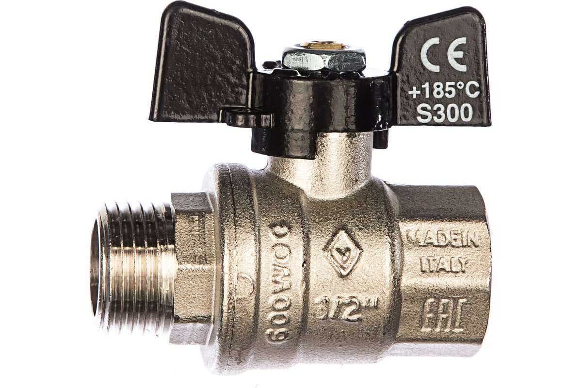 Bugatti Oregon шаровой кран 1/2' в/н бант, 3070060, ИС.081014 для водоснабжения