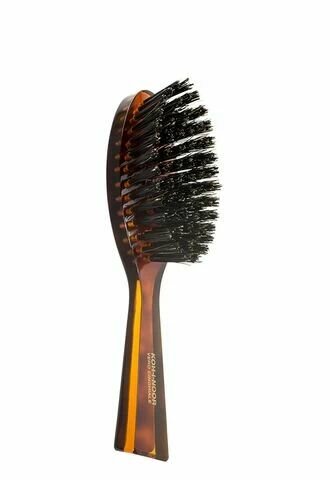 KOH-I-NOOR Spazzola Setolata Oval Medium - щетка для волос с натуральной щетиной жесткая средняя