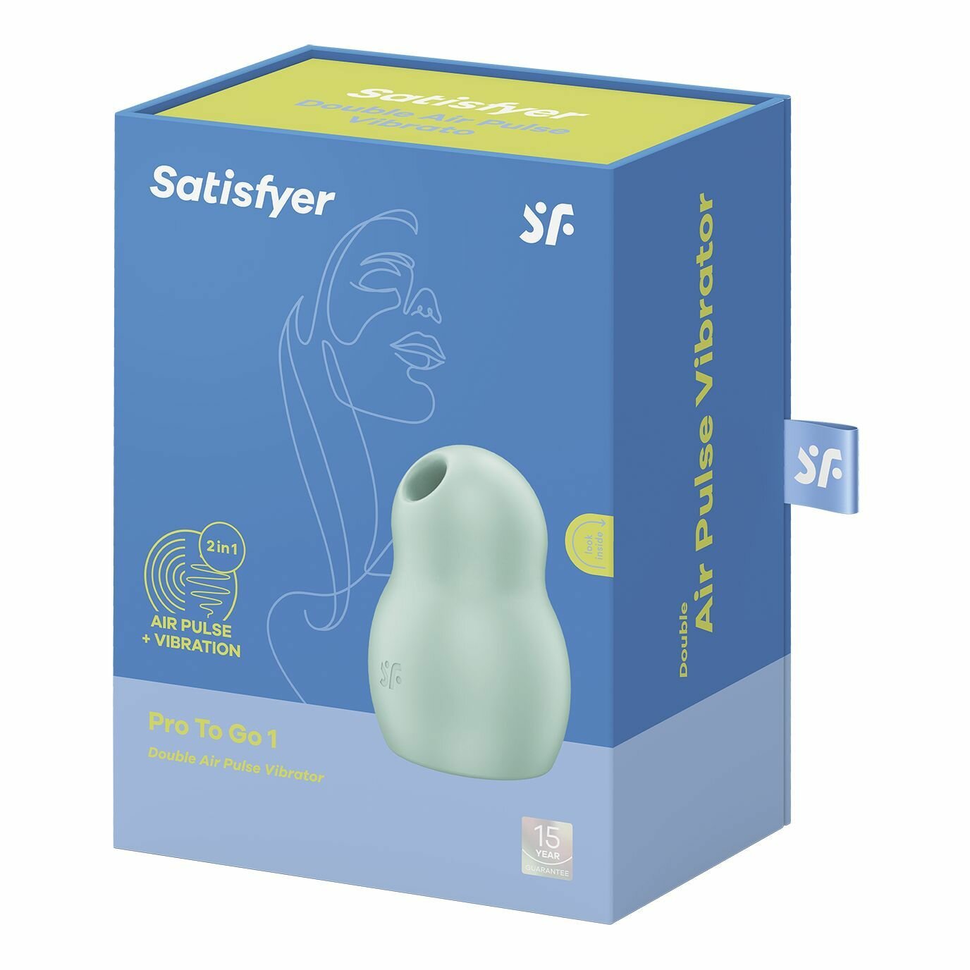 Satisfyer Pro To Go 1 стимулятор компактный клиторальный бесконтактный вибратор для взрослых товары 18+