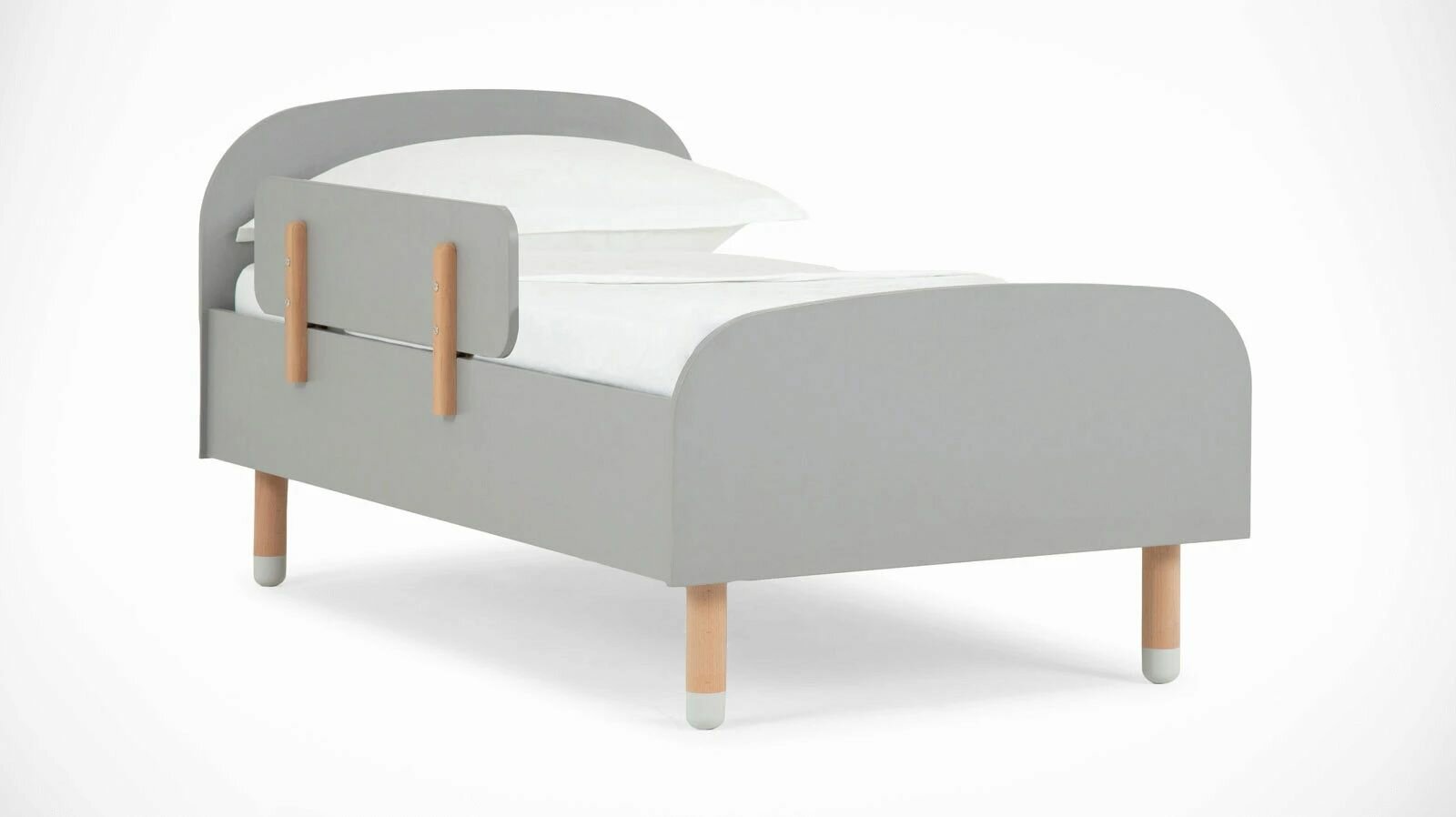 Кровать Askona kids (Аскона) Kiki (Кики) Арктика Серый 90x190