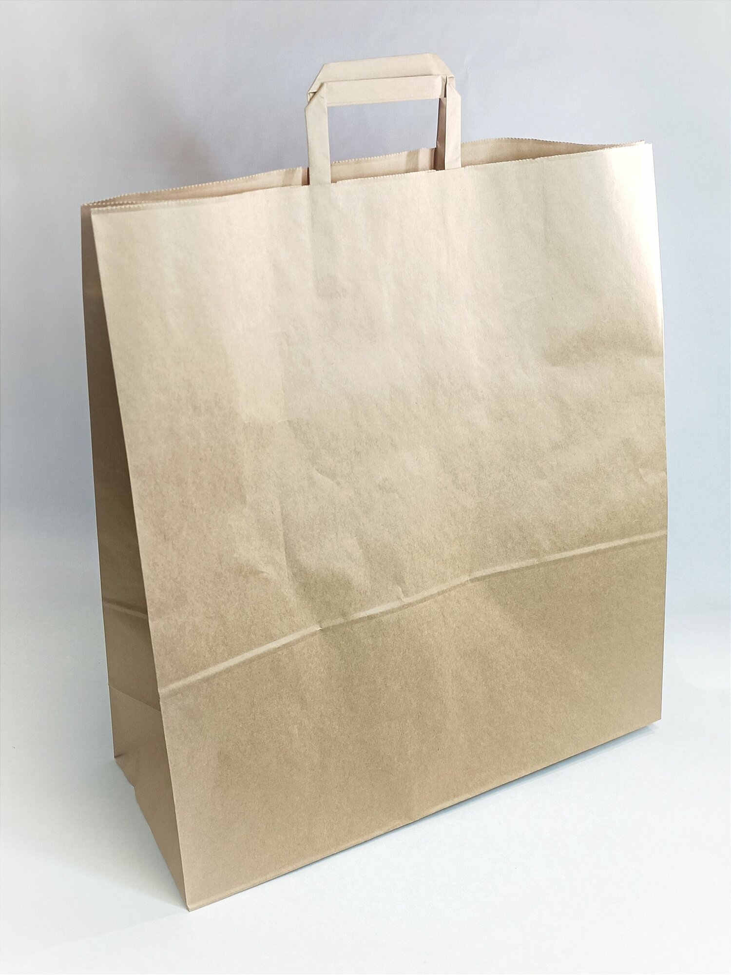 Крафт пакет с плоской ручкой, 44,5*18*48 см, 20 штук