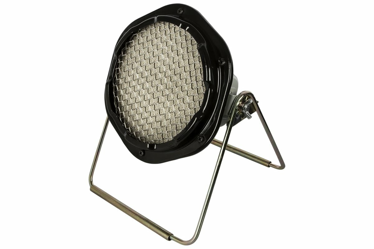 Газовый инфракрасный обогреватель QUATTRO ELEMENTI QE-3300Gi 3.3 кВт с редуктором и шлангом для уличного использования