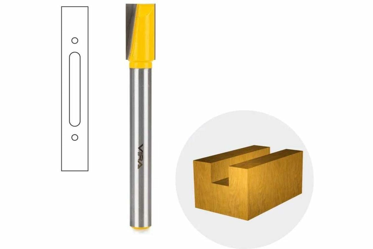 VIRA Фреза для врезки замков 16 х 120 мм хвостовик 12 мм 553323