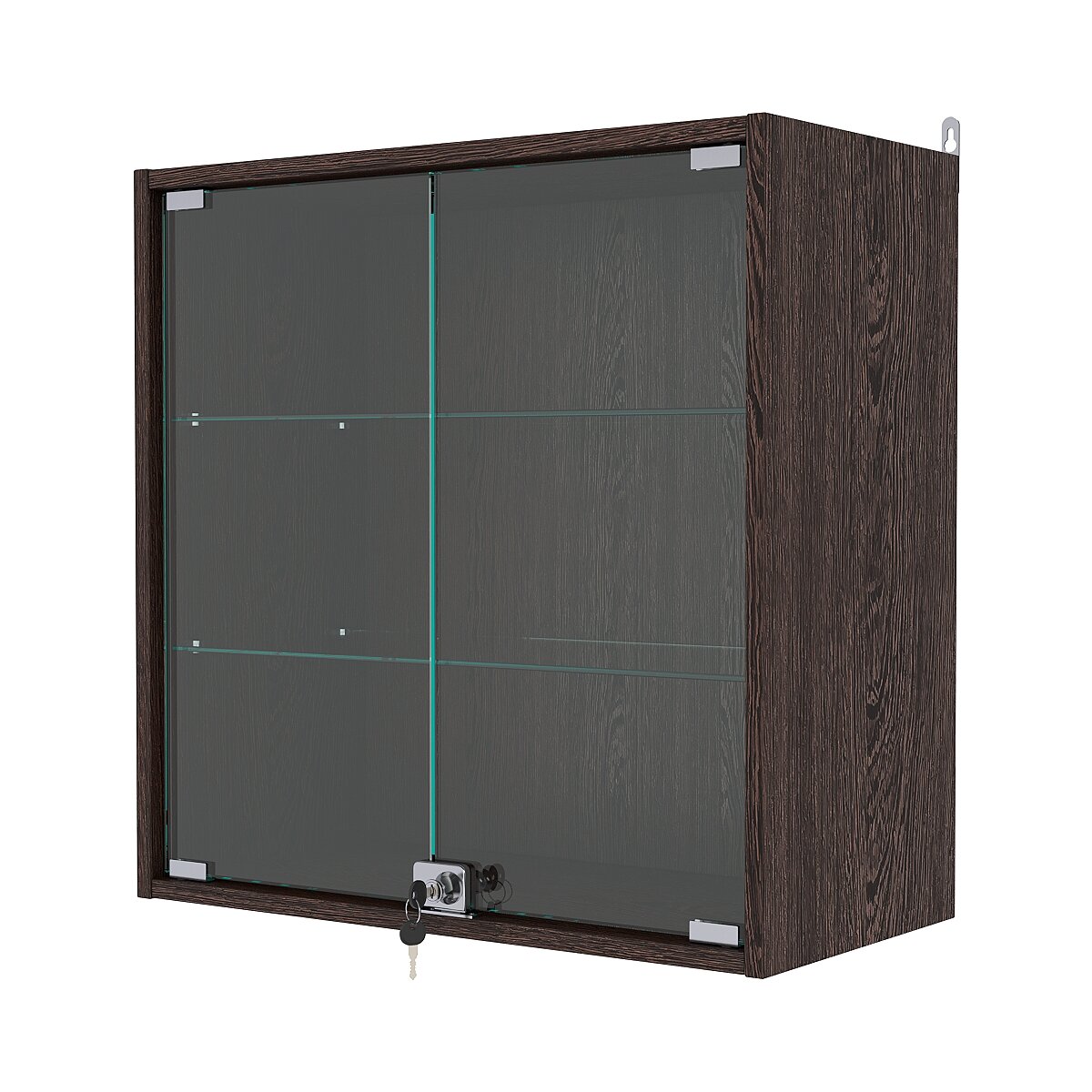 Витрина настенная №1-1АГ, Дуб Венге. Производитель товара - компания Westcom.