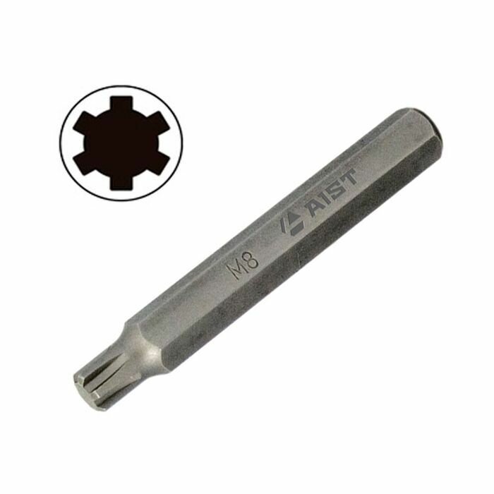 Бита RIBE (райб) M9 10мм длинная 75мм AIST 1327509R насадка Рибе RM9