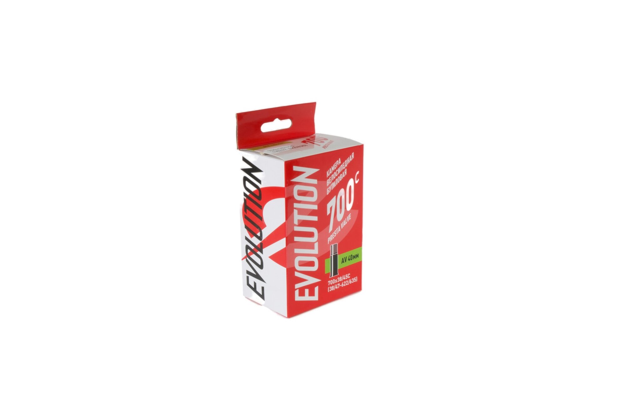 Велокамера EVOLUTION 700 x 38/45C (38/47-622/635) AV40 мм бутиловая