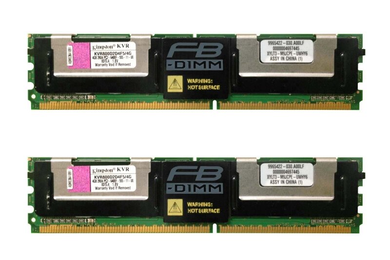 Оперативная память Kingston KVR800D2D4F5K2/4G DDRII 4Gb