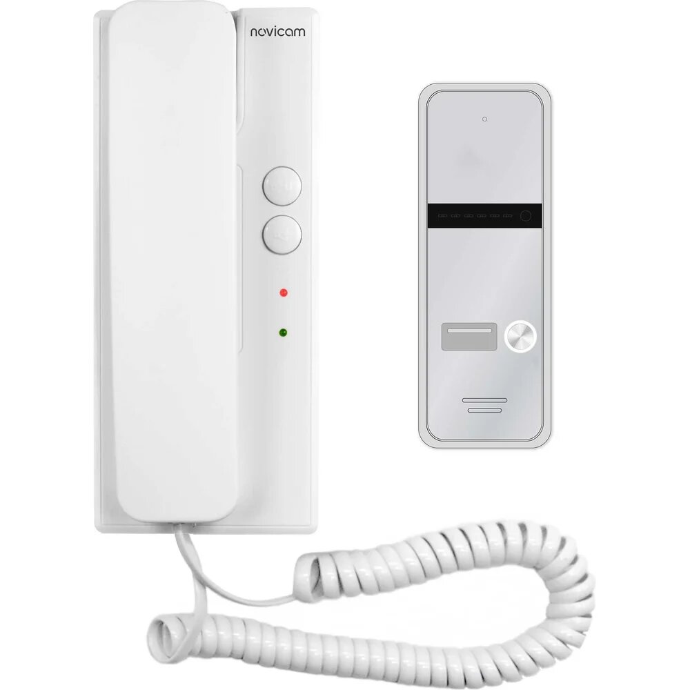 Комплект аудиодомофона Novicam voice kit для частного дома или офиса 4123, голосовой связи