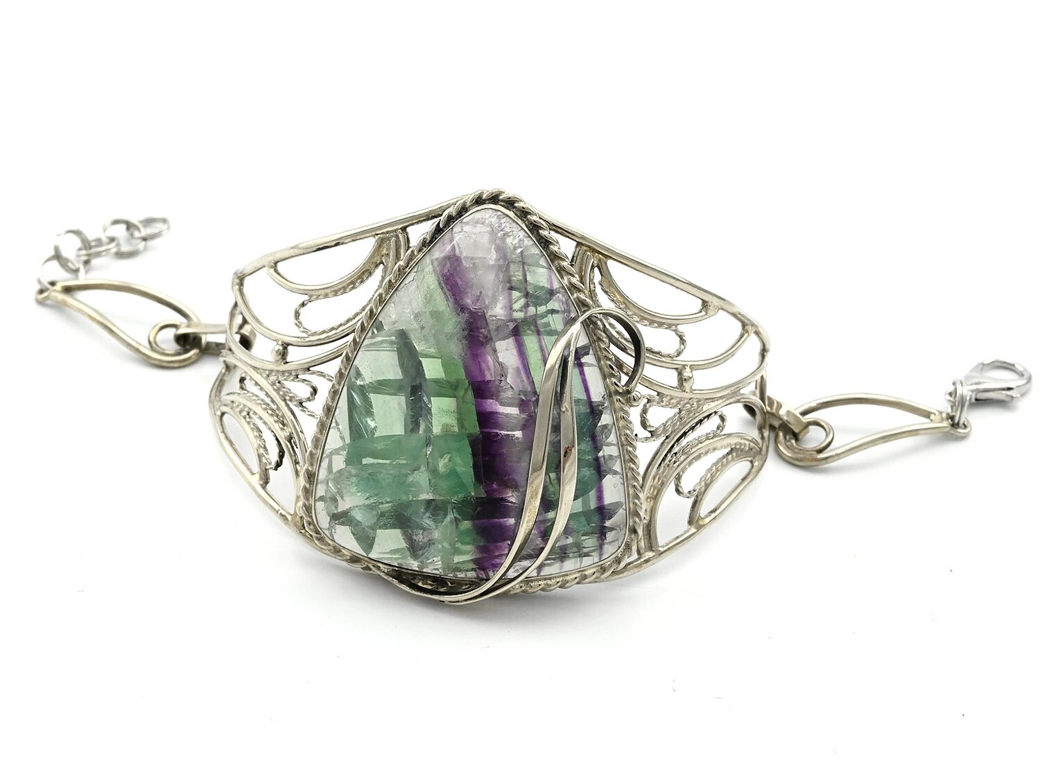 Браслет, флюорит