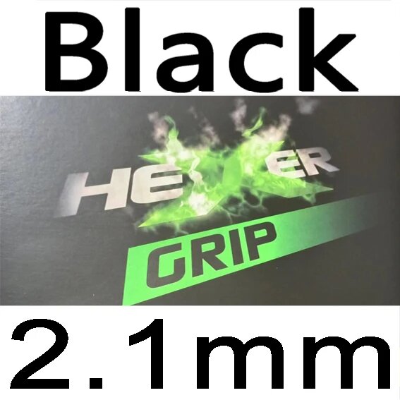 Andro Hexer Grip резиновая ракетка для настольного тенниса Черный, black 2.1mm