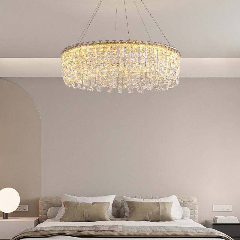 Новая современная потолочная люстра из хрусталя премиум-класса-3712