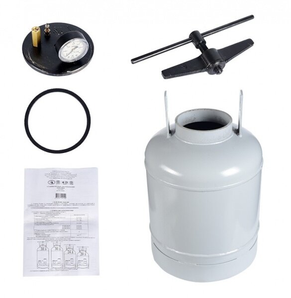 Автоклав-стерилизатор Новогрудок (18л), для домашнего консервирования мясных, рыбных продуктов