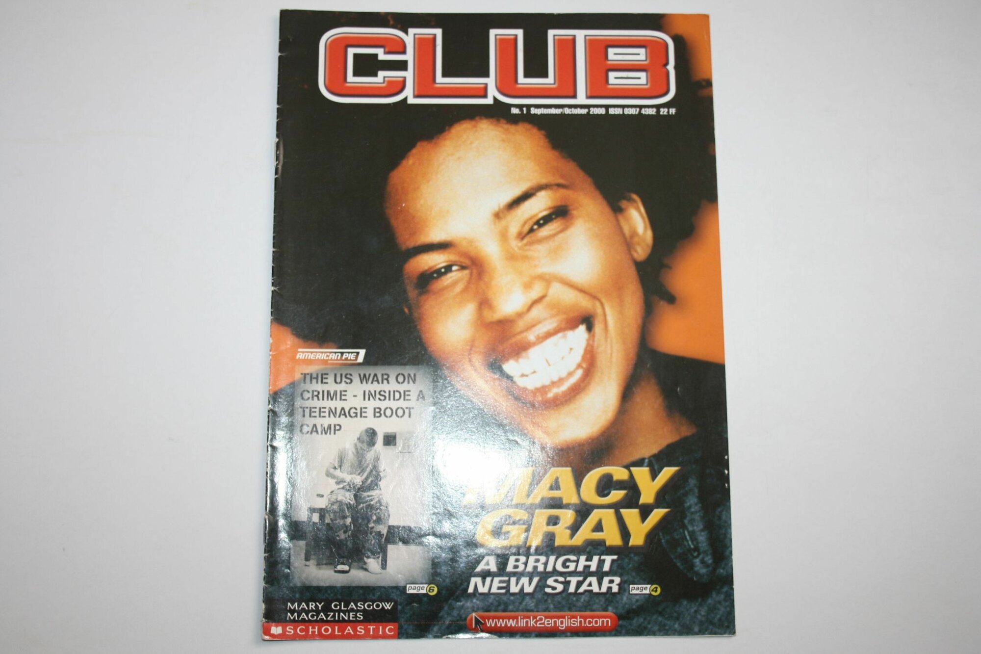 Журнал Club No. 1 Сентябрь. Октябрь. 2000. Macy Gray. A Bright New Star (Мэйси Грей. Новая яркая звезда)