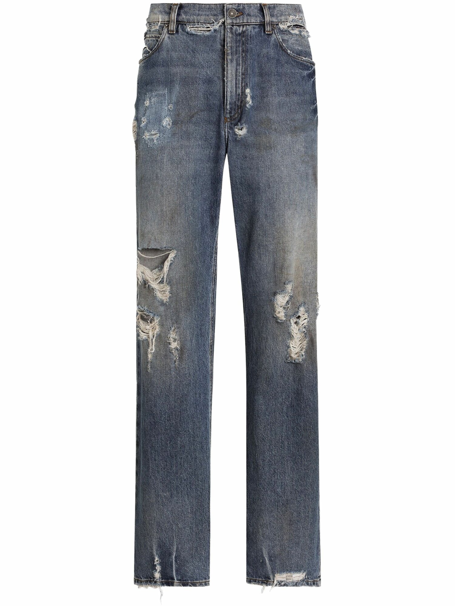 Джинсы широкие 