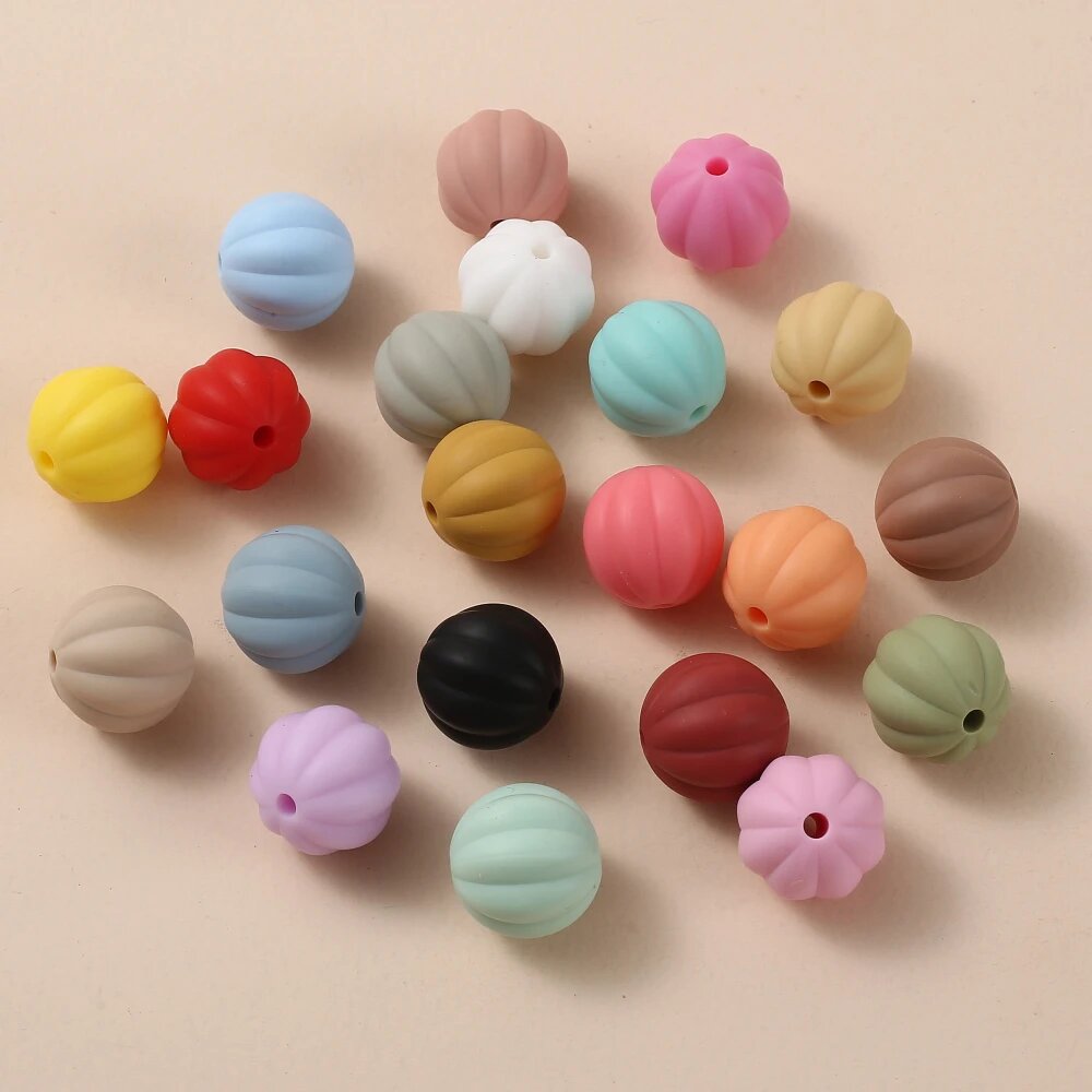 Силиконовые бусины HALFMOON, 20 шт, цвет: Random color mixing