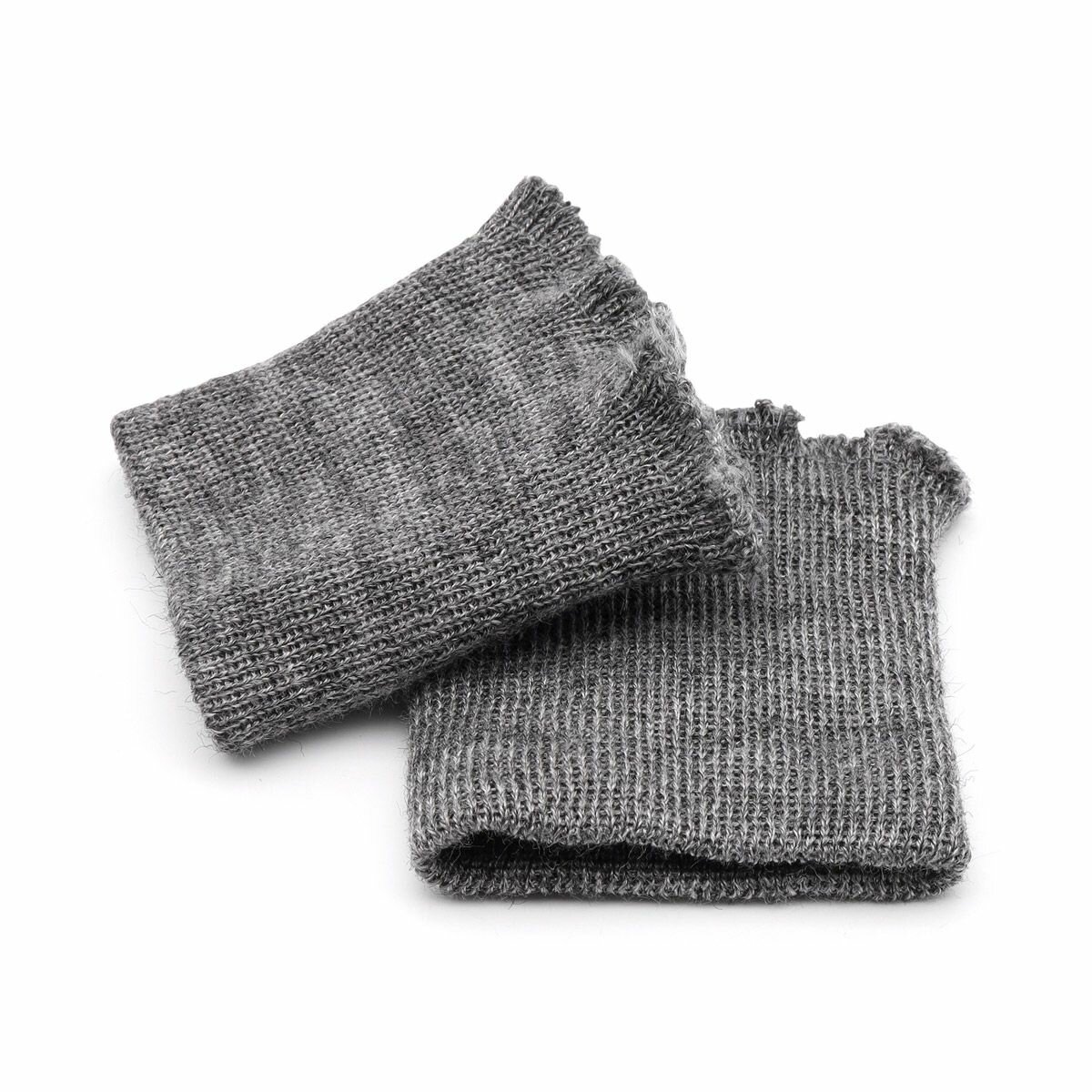 Манжет тонкий малый (30% шерсть, 70% акрил), 14 кл, 1*1, 6см*7см (161/м св. маренго (серый меланж))