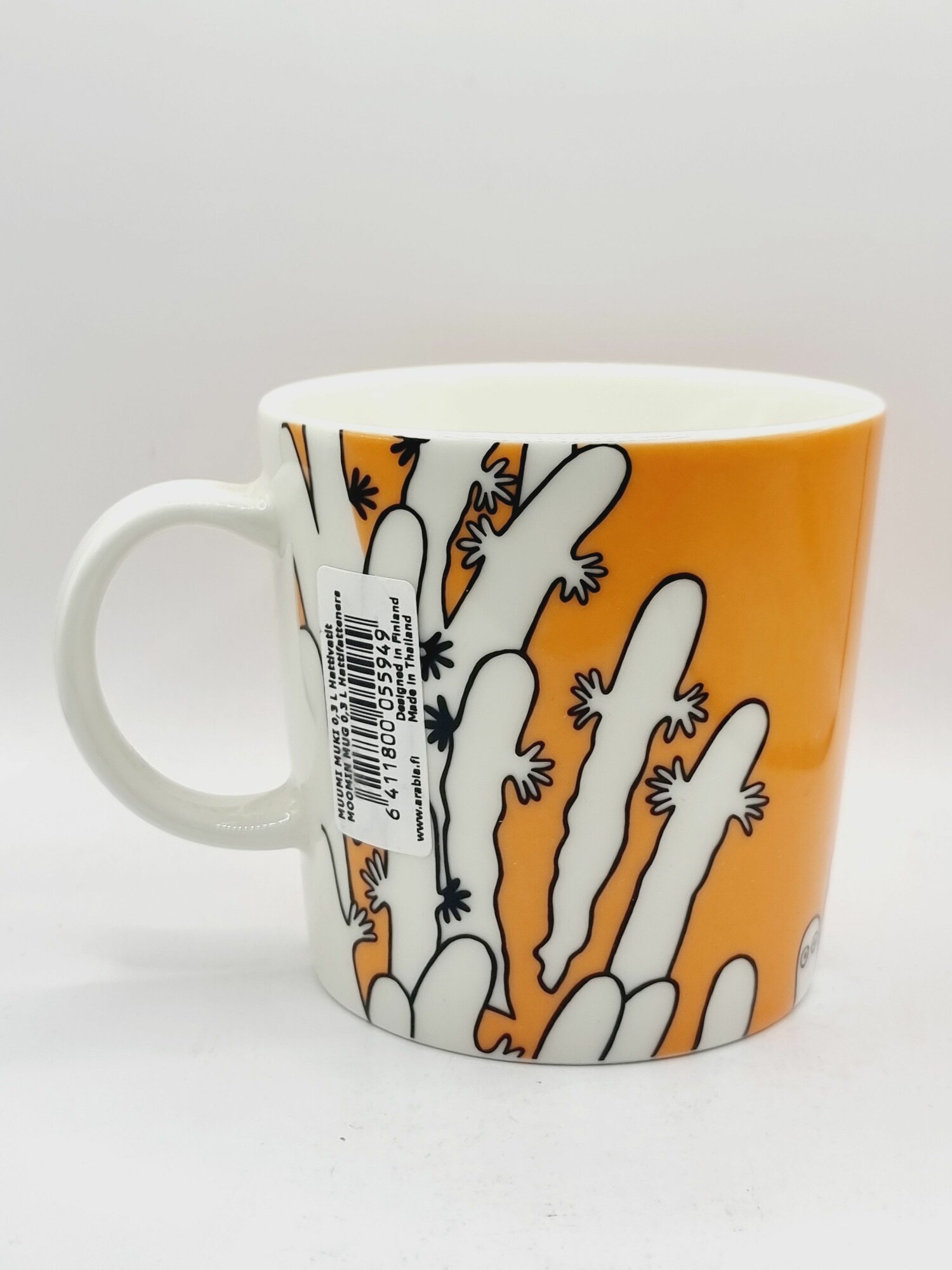 Moomin Кружка Arabia Hattivatit, оранжевая, 300 мл (Из Финляндии)