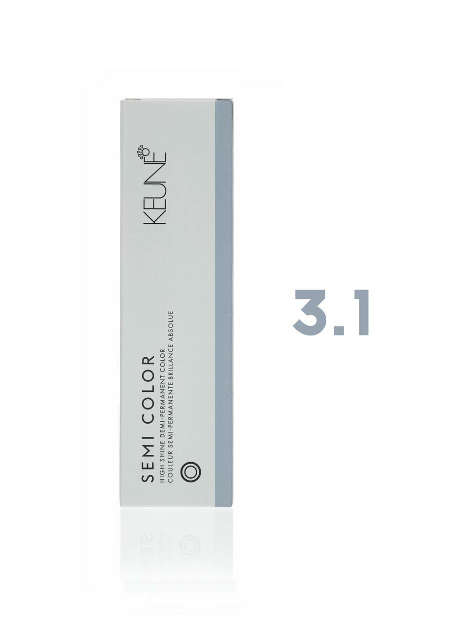 Keune Semi Color 3.1 - Полуперманентная краска для волос темный пепельный шатен 60 мл