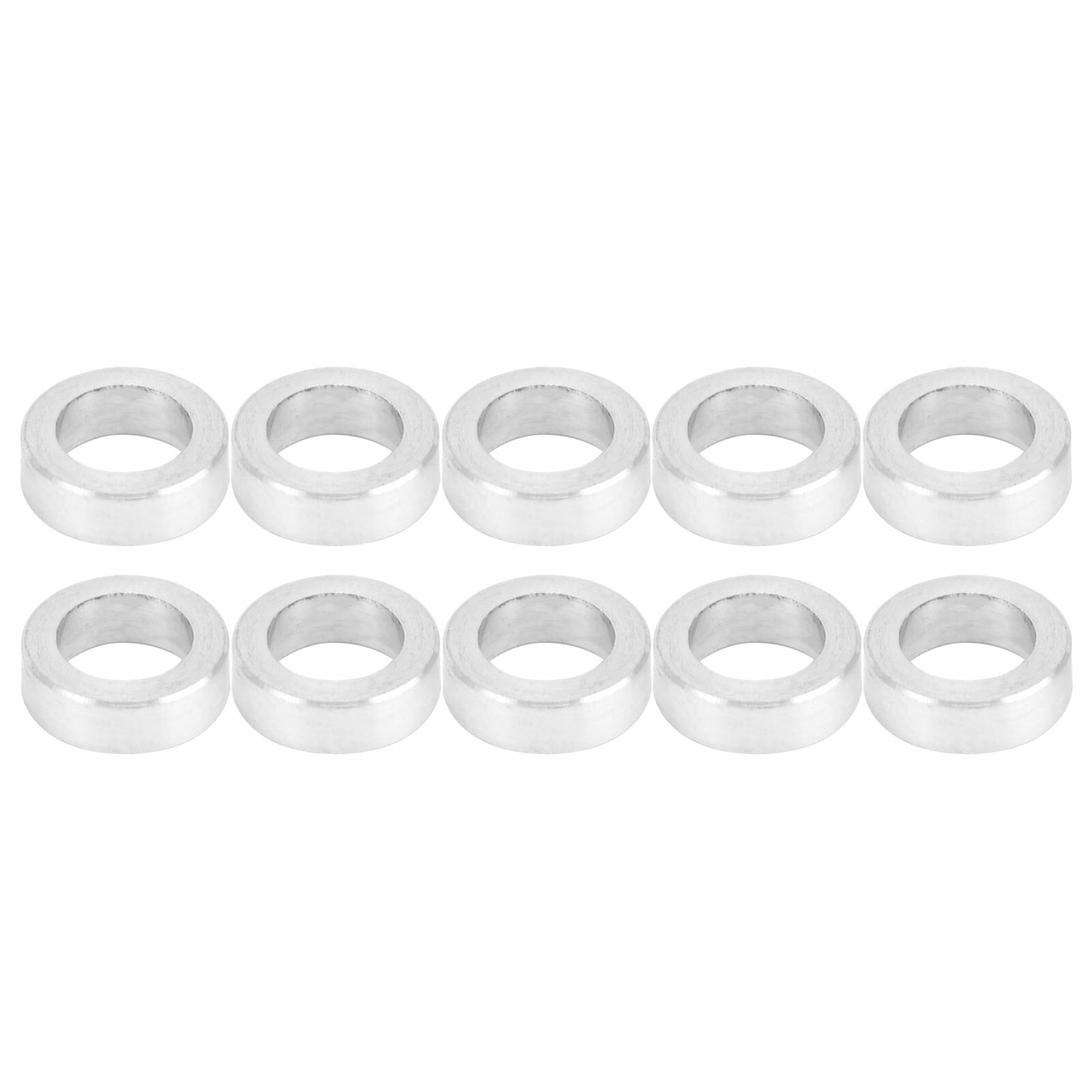 Прокладка из алюминиевого сплава, цилиндрическая прокладка, интервальная опора, аксессуары, внешний диаметр 6 мм, длина 2 мм