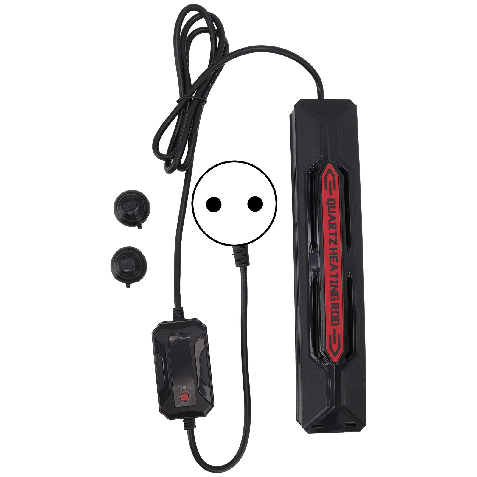 Нагреватель для аквариума, кварцевое стекло, взрывозащищенный, энергосберегающий, нагревательный стержень с постоянной температурой для аквариума со светодиодным контроллером, 1200 Вт, вилка европейского стандарта, 220 В.