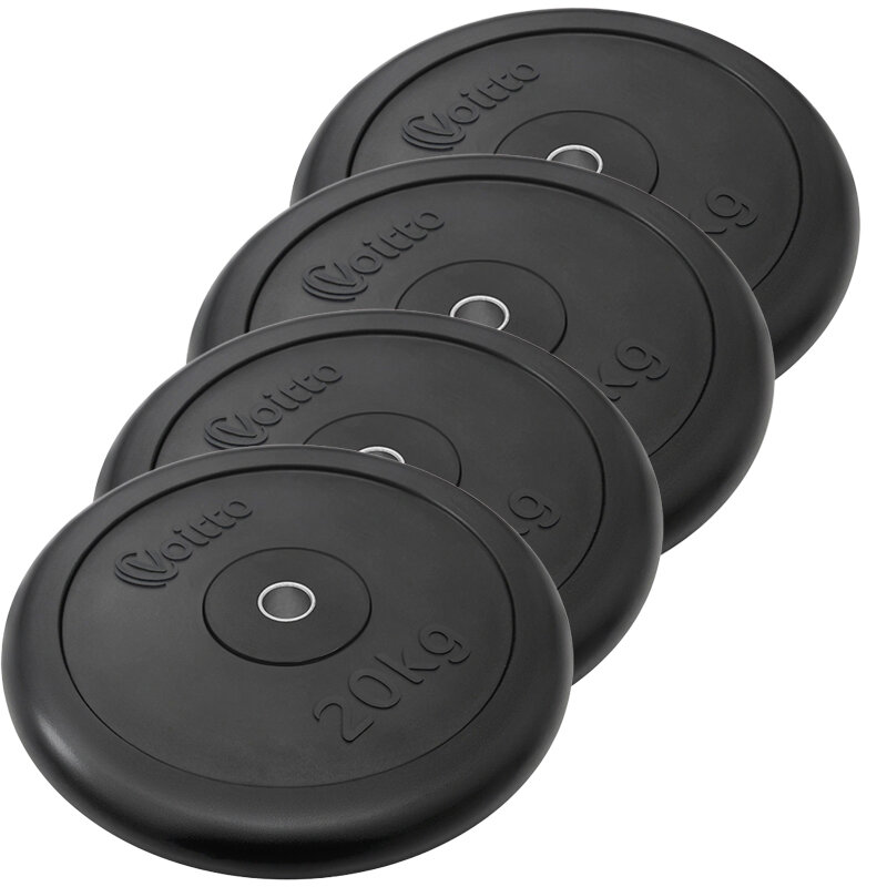 Набор дисков обрезиненных Voitto V-307 20 кг (4 шт), d 26