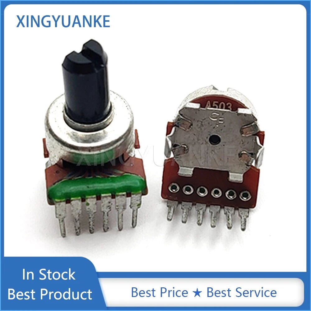 5 шт. Потенциометры A20K A203 A50K A503 50к Ом