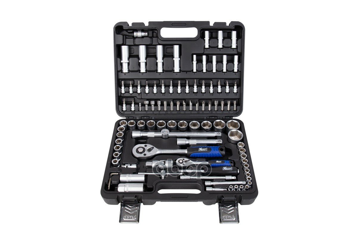 Набор инструмента 1/2"DR и 1/4"DR 94 предмета, Master Kraft арт. KT 701251